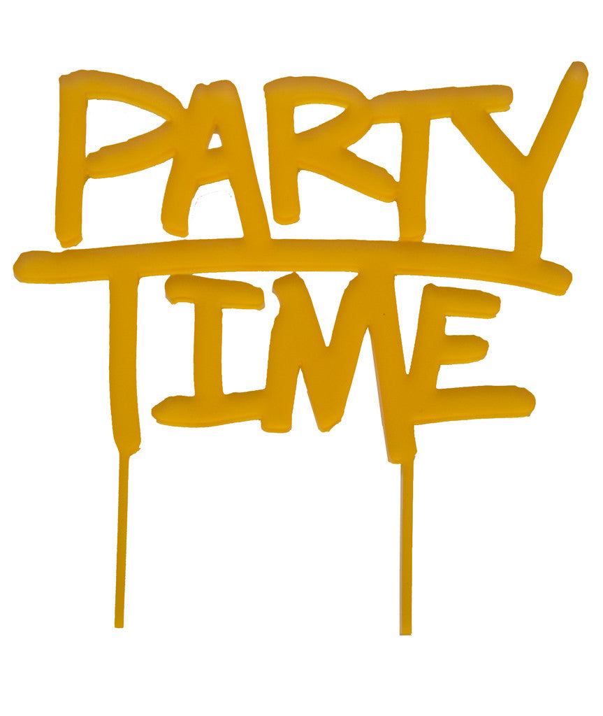 PARTY TIME - CAKE TOPPER